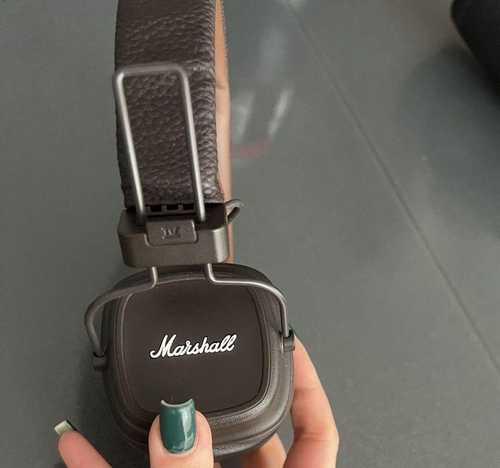 Наушники marshall major 4 коричневые