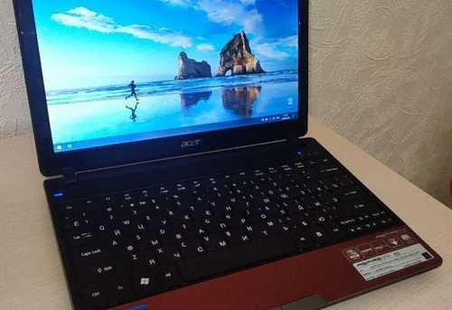 Нетбук Acer 753 2ядра 2гига в идеале