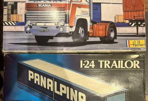 Scania Lb 141 и прицеп Heller 1/24