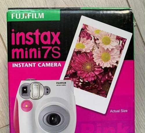 Компактный фотоаппарат fujifilm instax mini7s