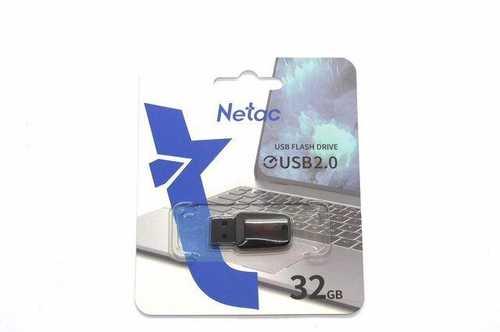 Флешка USB 32Gb (USB 2.0) Netac U197 black
