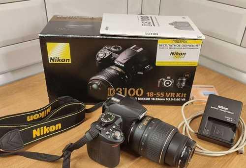 Фотоаппарат Nikon d3100 с объективом 18-55 мм