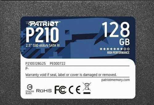 Жесткий диск SSD 2.5" Patriot P210 128Gb (P210S128