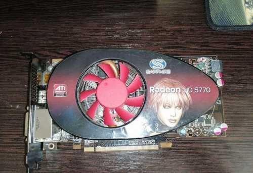 Видеокарта Radeon hd 5770 1gb