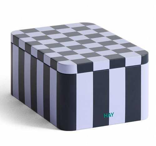 Контейнер HAY Tin Container small Dark blue-lavender