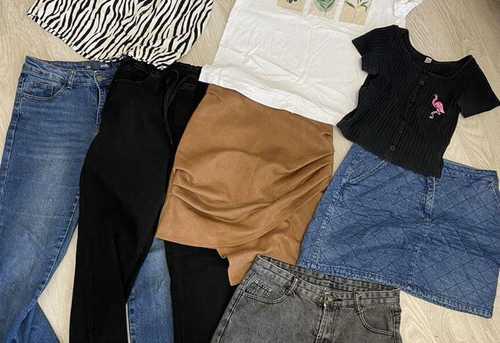Женская одежда пакетом футболки, джинсы р.46
