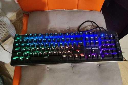 Механическая клавиатура dexp black sword RGB