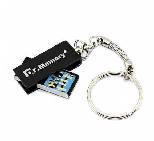 Флешка USB Dr. Memory 005 16Гб, USB 3.0, серебро
