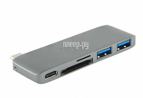 Red Line Type-C Multiport Adapter Grey ут000012173