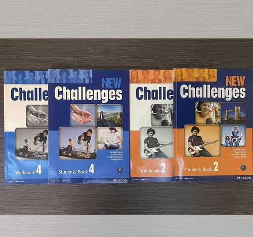 Учебники и рабочие тетради New challenges 2 4