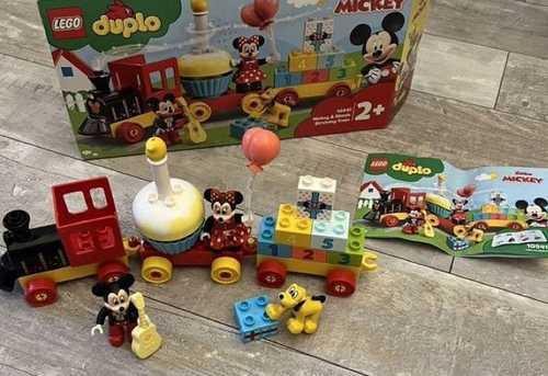 Lego duplo поезд disney junior mickey 10941