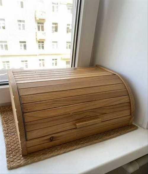 Хлебница Икеа деревянная