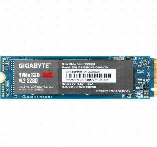 SSD M.2 накопитель gigabyte NVMe