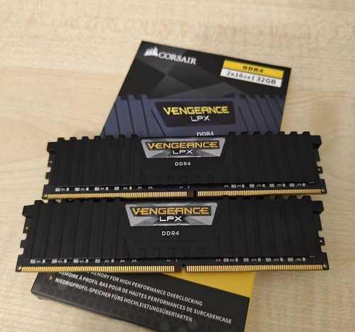 Оперативная память 32gb Corsair Vengeance LPX DDR4