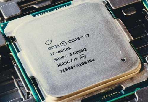Процессор i7 6850K (6 ядер 12 потоков)