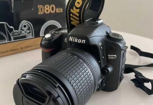 Фотоаппарат Nikon D80 Kit 18-135mm