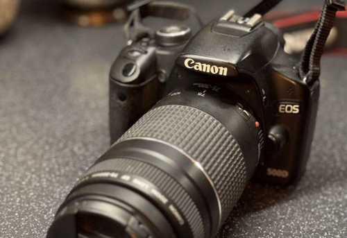 Зеркальный фотоаппарат Canon 500D + 75-300mm iii