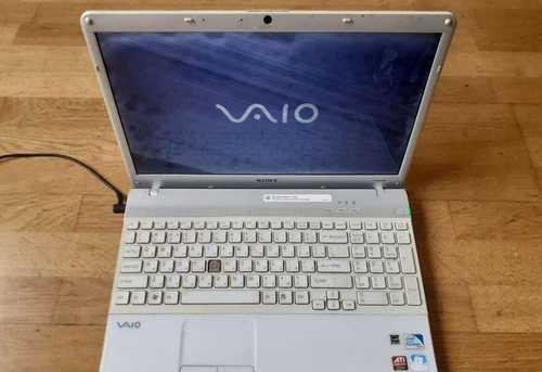 Ноутбук 15.5" Sony VAIO VPC-EB4J1R/WI, 320 ГБ, Core i3-380M, RAM 3 ГБ, ATI Mobility Radeon HD 5470 0.5 ГБ