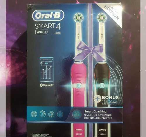 Электрическая зубная щетка Oral B SMART 4000