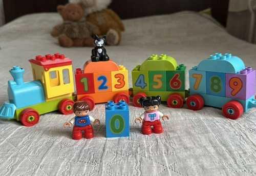 Lego duplo поезд с цифрами 10847