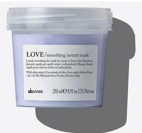 Davines Love smoothing Маска разглаживающая 250мл