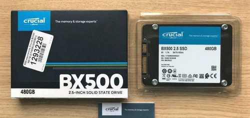 Диск SATA SSD 480Gb Crucial BX500 (идеал)