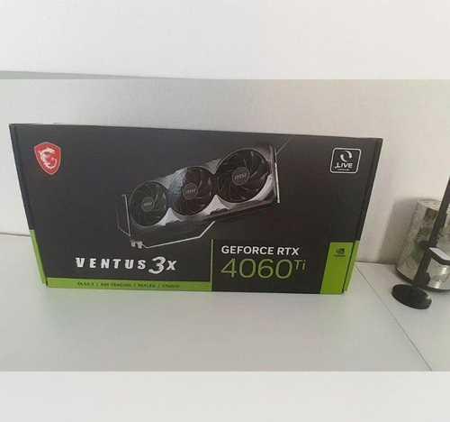 Msi GeForce RTX 4060 Ti ventus 3x новая