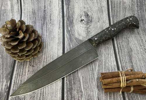 Кухонный Шеф нож дамасская сталь