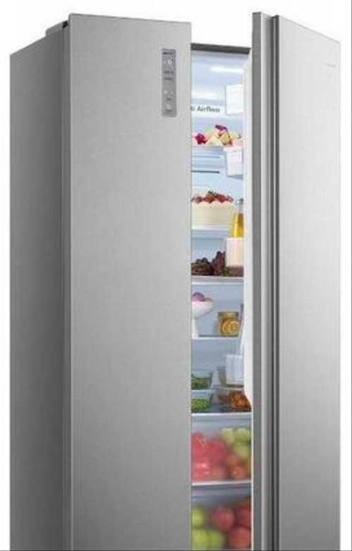 Холодильник Side-by-Side hisense rs677n4ac1