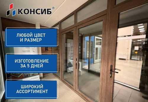 Пластиковые двери с вентиляционной решеткой