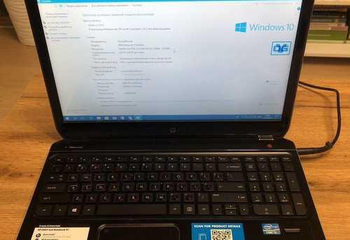 Ноутбук 15.6" HP dv6-6c62er, 640 ГБ, Core i5-2450M, RAM 4 ГБ, Radeon HD 7470M 1 ГБ