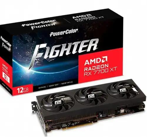 Видеокарта RX 7700 XT PowerColor Fighter 12GB