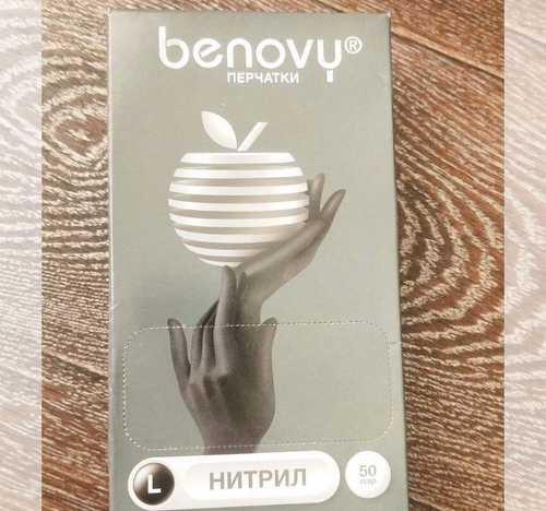 Перчатки нитриловые benovy