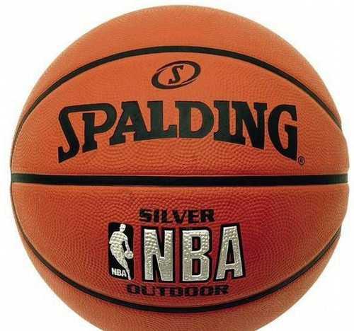 Spalding silver nba