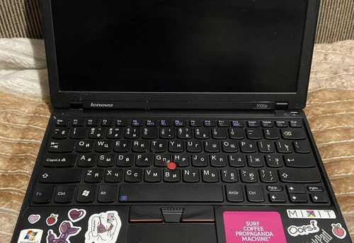 Ноутбук lenovo thinkpad x100e