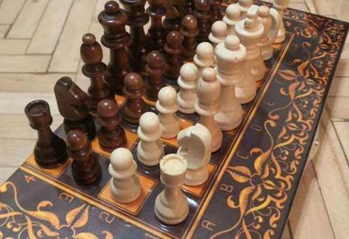 Шахматы новые деревянные (40на 40см)