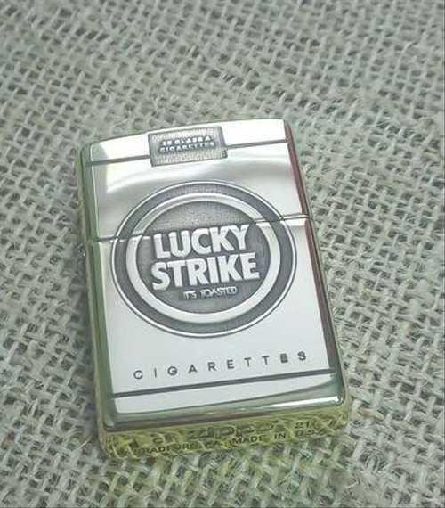 Зажигалка zippo оригинал Lucky strike