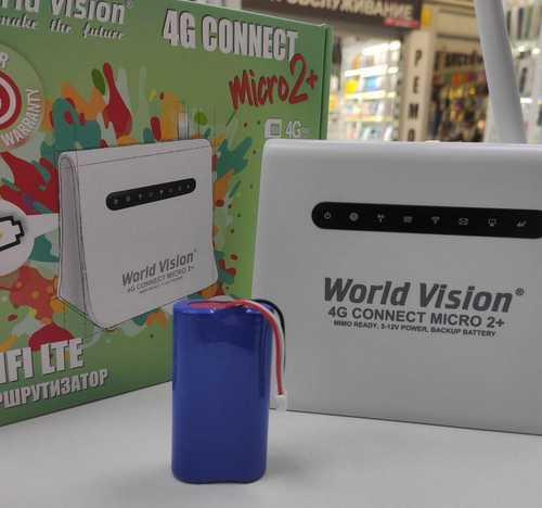 WiFi роутер с сим World Vision 4G connect micro2 +