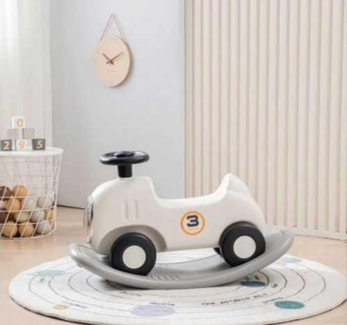 Машинка-качалка-беговел unix Kids First Car (2 в 1
