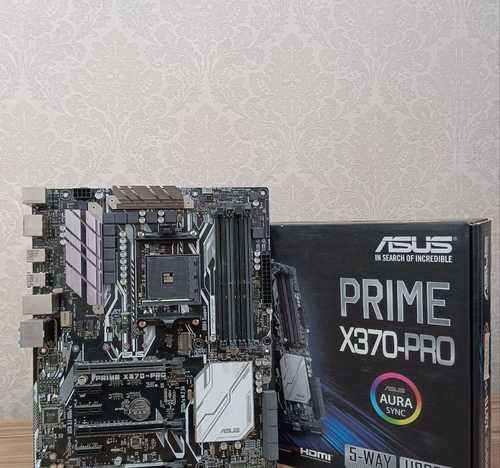 Материнская плата asus AM4 prime X370-PRO