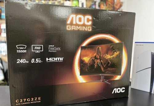 27" Монитор AOC gaming C27G2ZE/BK Black (240Гц)