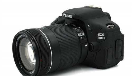 Canon EOS 600D kit 18-135 3.5-5.6 IS (как новый)