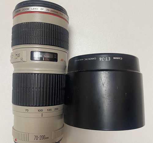 Объектив Canon EF 70-200mm f/4 L USM Ultrasonic