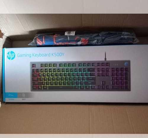 Игровая механическая клавиатура проводная hp k500y