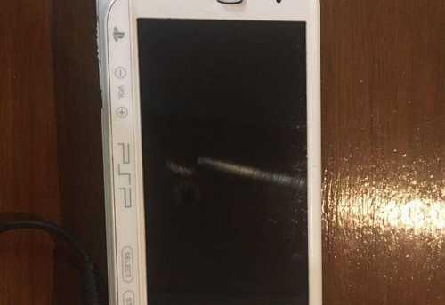 Sony PSP e1008 белая/white
