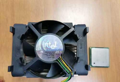 Intel Celeron, 2.40 GHz, Socket 478 + кулер