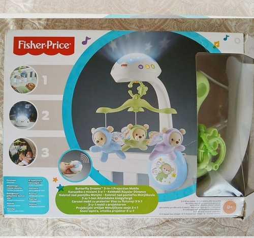 Мобиль на кроватку fisher price мечты о бабочках