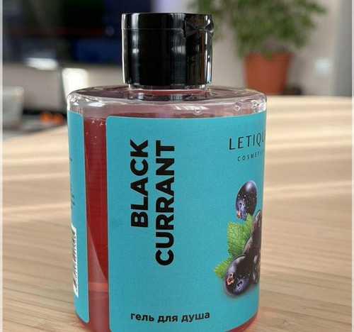 Гель для душа Letique black currant