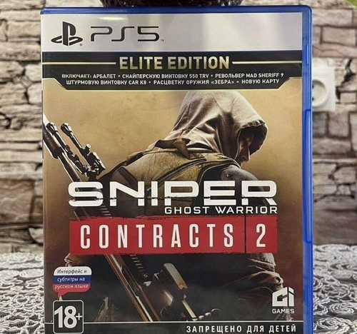 Диск PS5 Sniper: Ghost Warrior Contracts 2