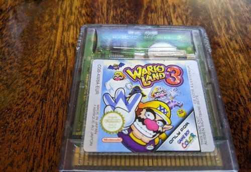 Wario Land 3 GameBoy Color EUR оригинал